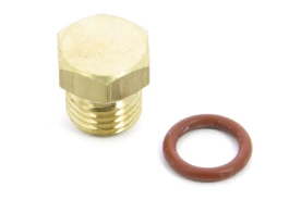 Plug with air opening