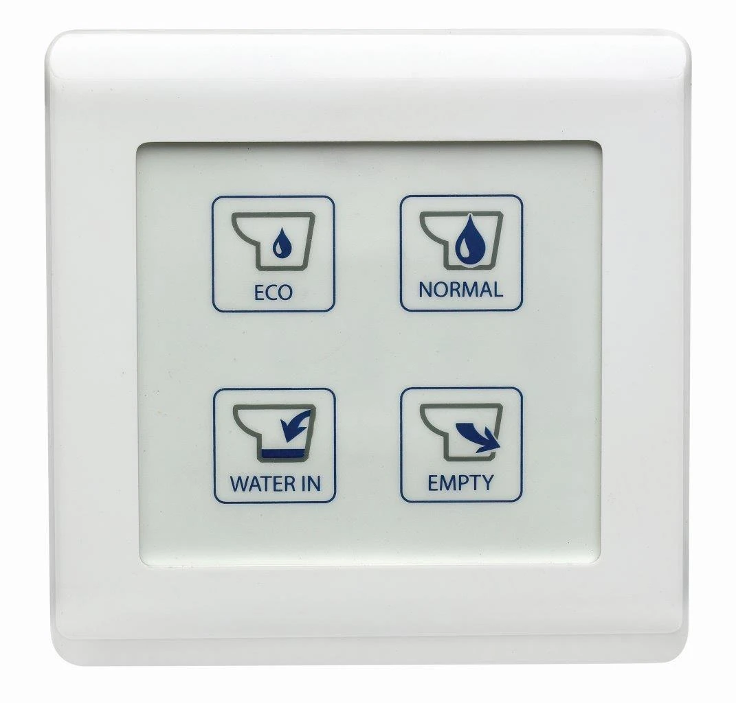 Toilet control panels