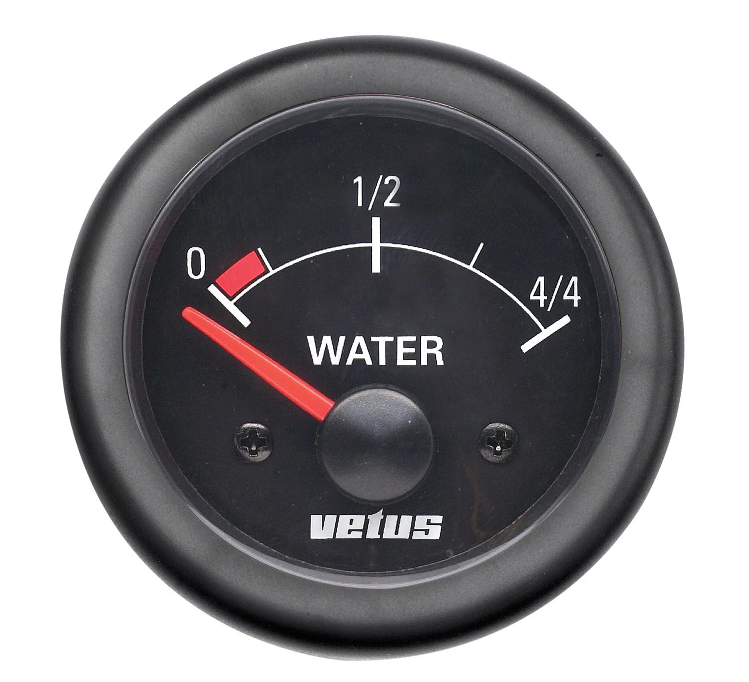 VETUS water level indicator, black, 12V, cut-out size 52mm